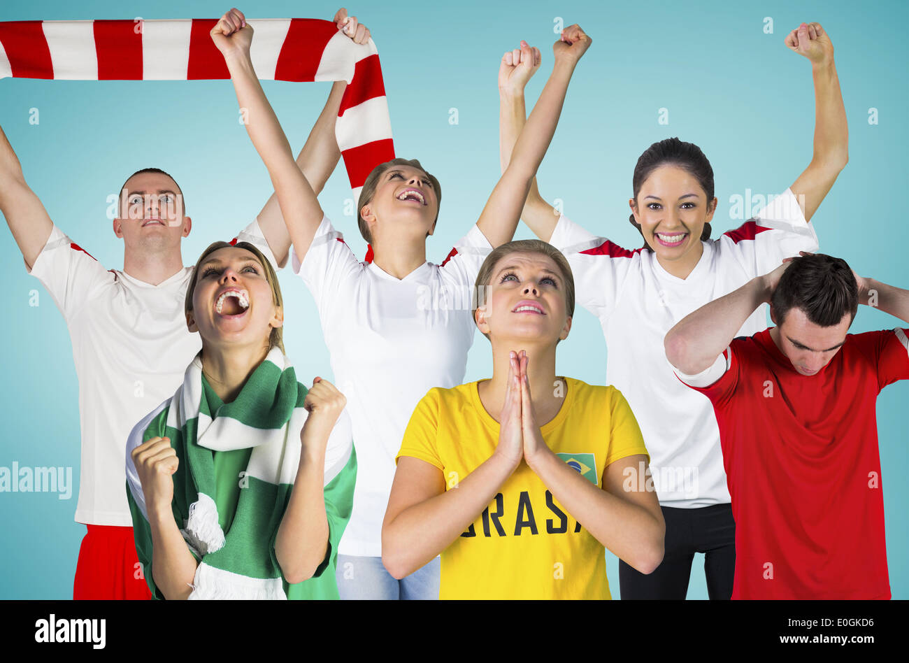 Football player praying hi-res stock photography and images - Alamy