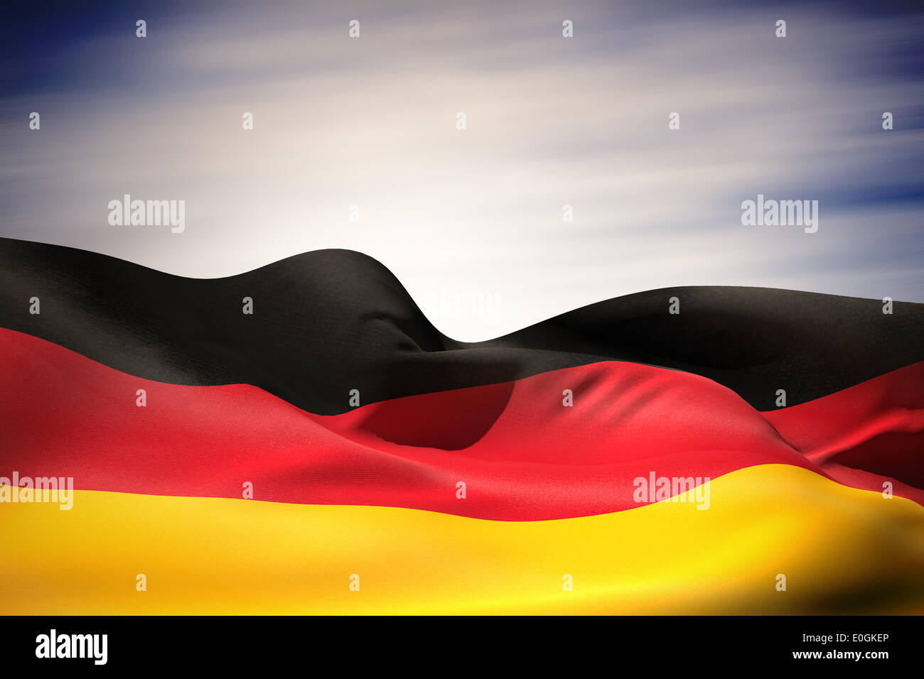 Germany flag waving Stock Photo - Alamy
