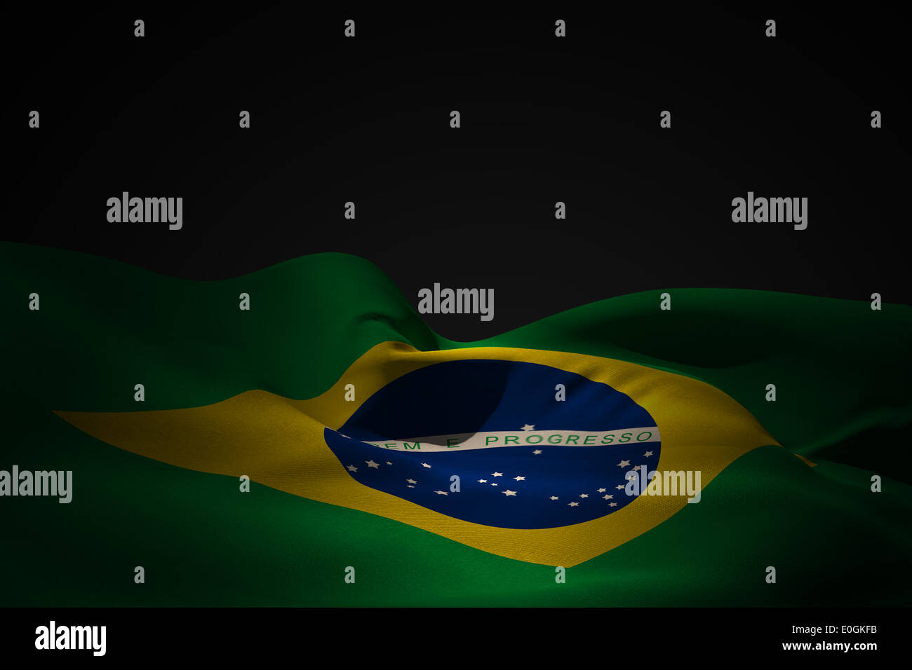 Brazil flag waving Stock Photo - Alamy