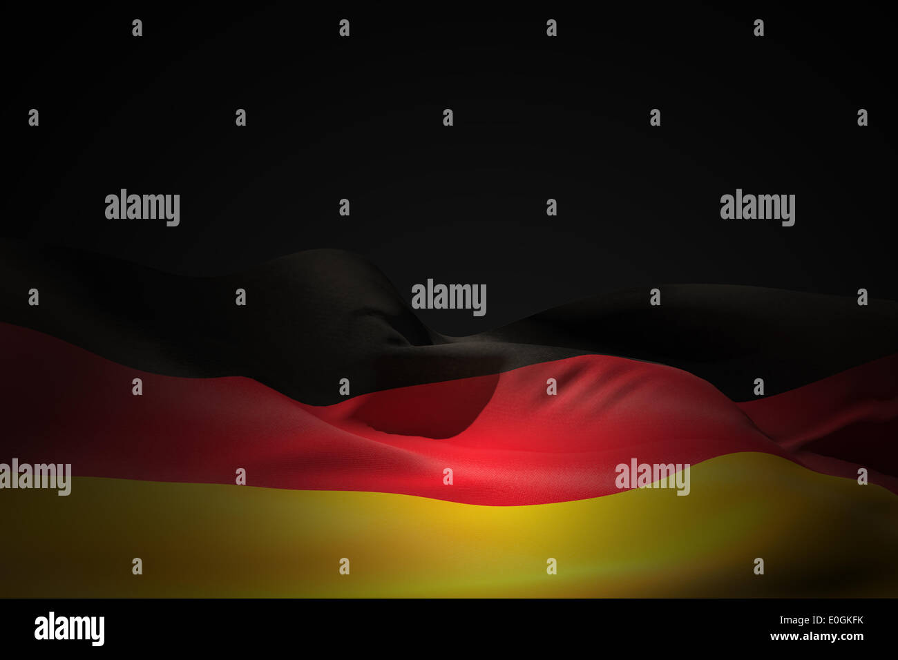 Germany flag waving Stock Photo - Alamy