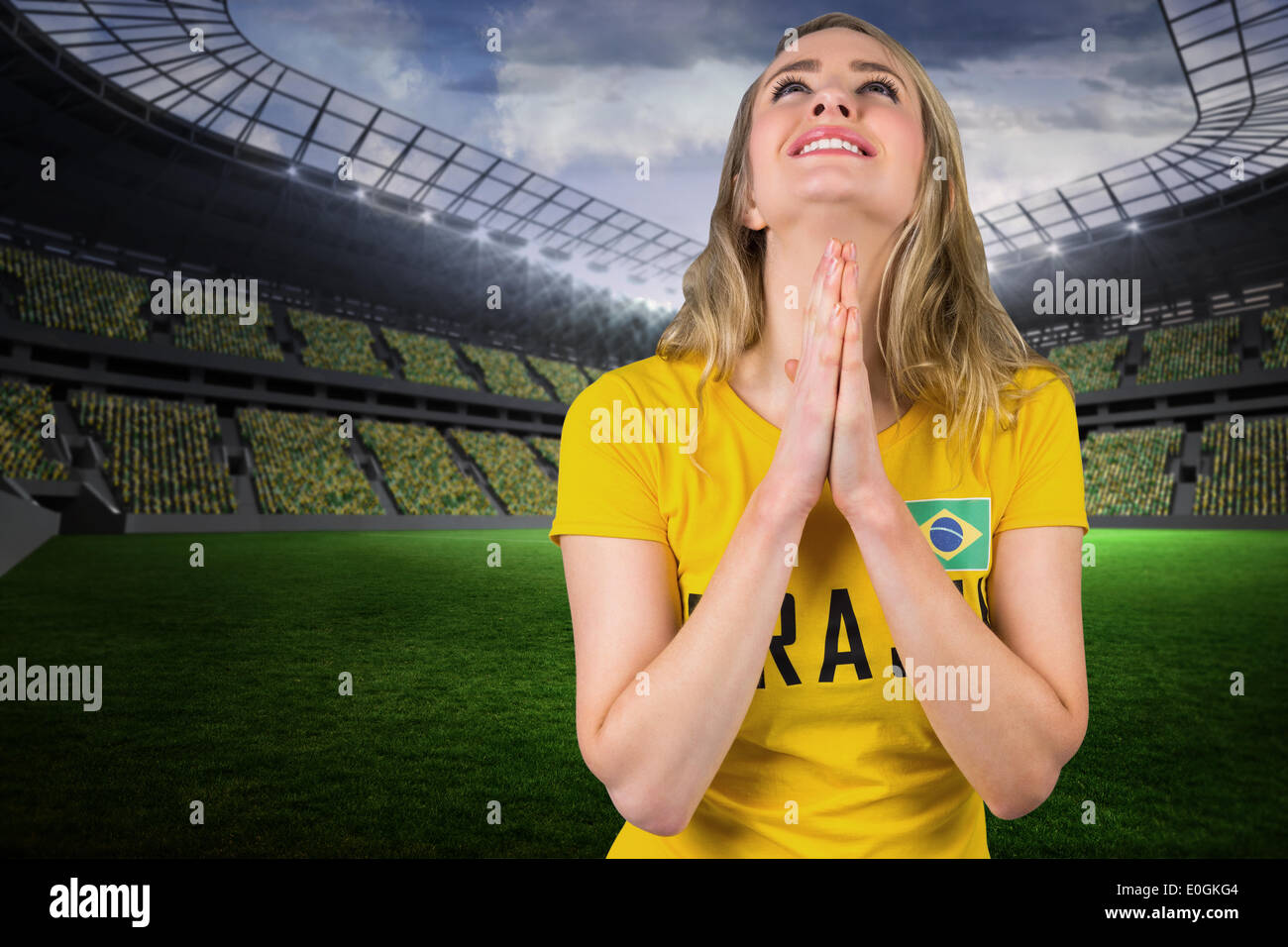 Sport Fan Praying High Resolution Stock Photography and Images - Alamy