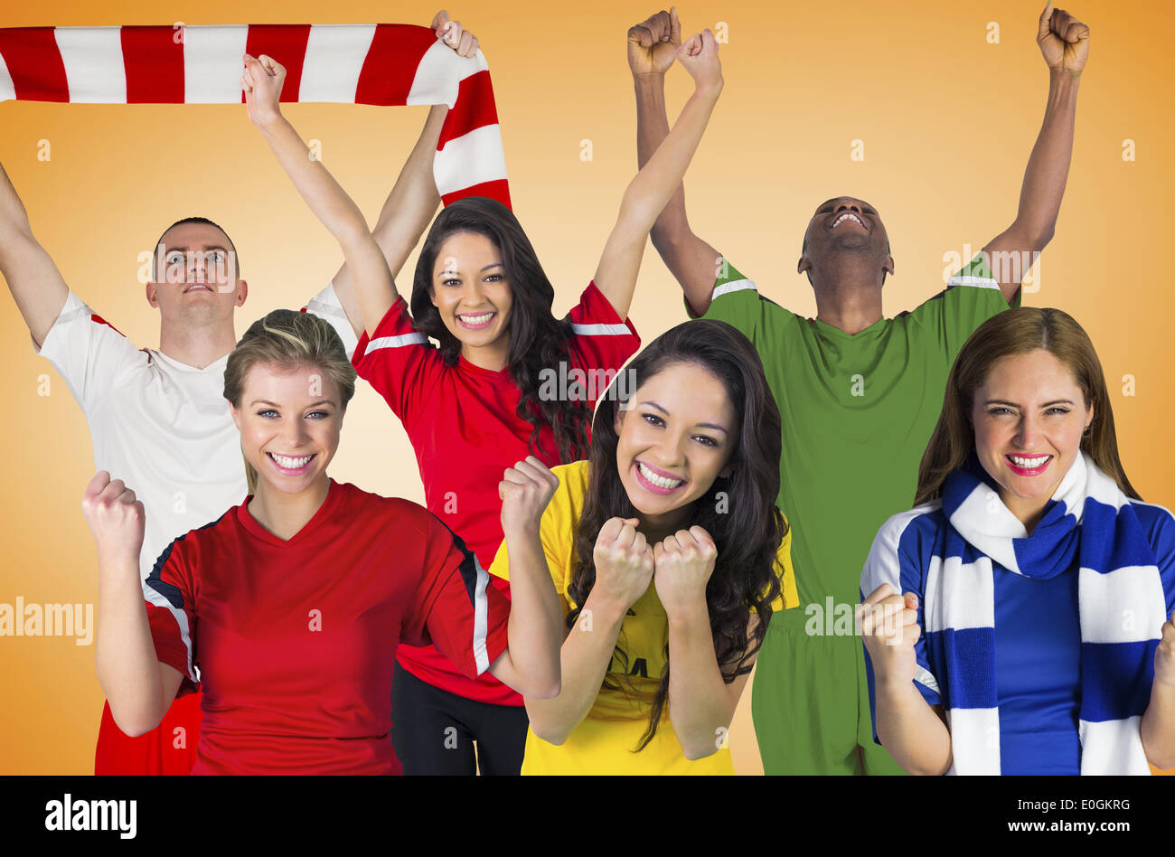 Red and white striped football shirt hi-res stock photography and ...