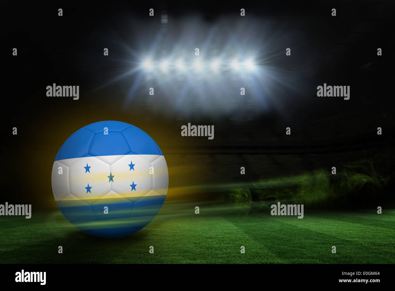 Football in honduras colours Stock Photo - Alamy