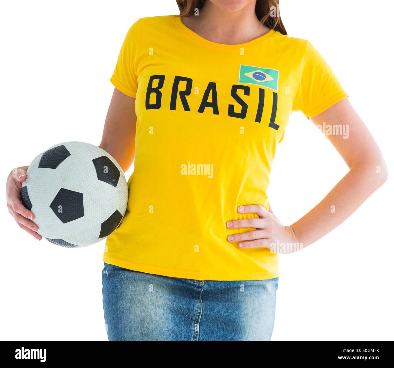 Wearing football shirt hi-res stock photography and images - Alamy