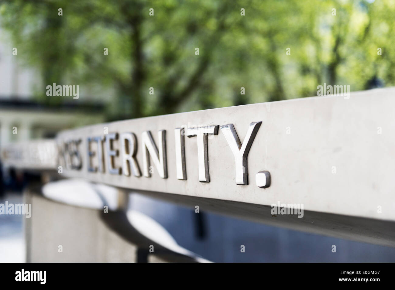 The word eternity on a sign Stock Photo - Alamy
