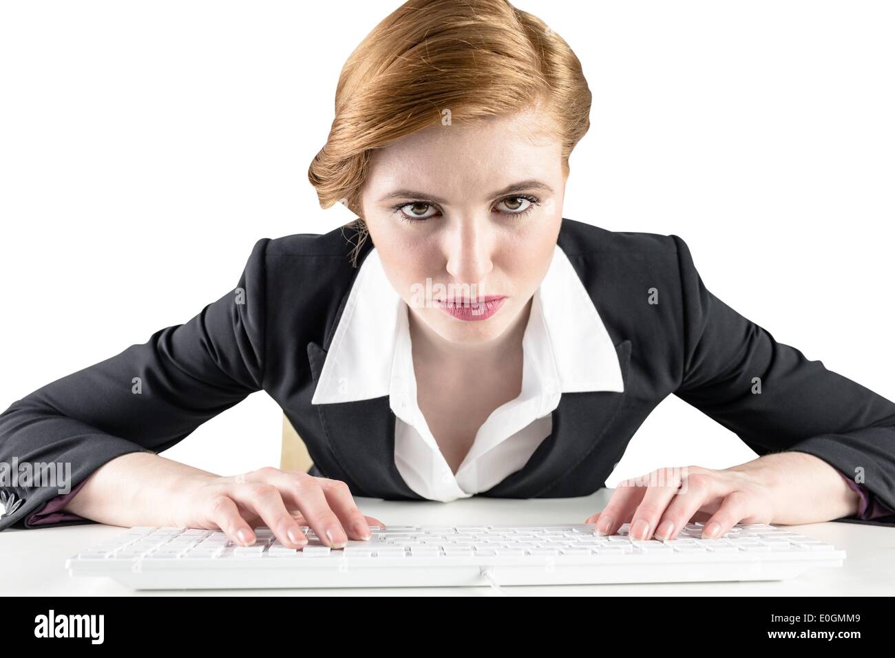 Desk typing hi-res stock photography and images - Alamy