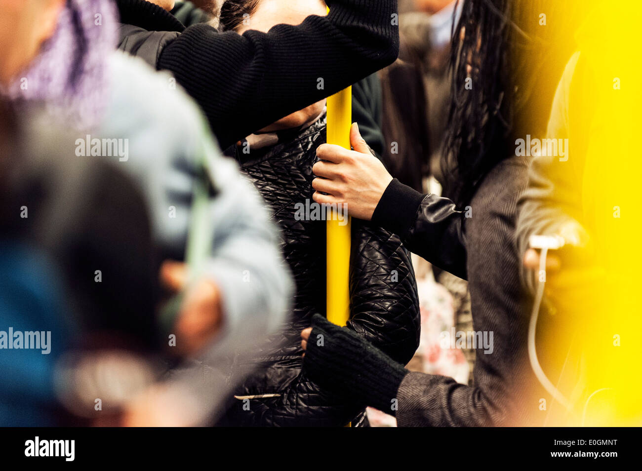 Packed tube london hi-res stock photography and images - Alamy