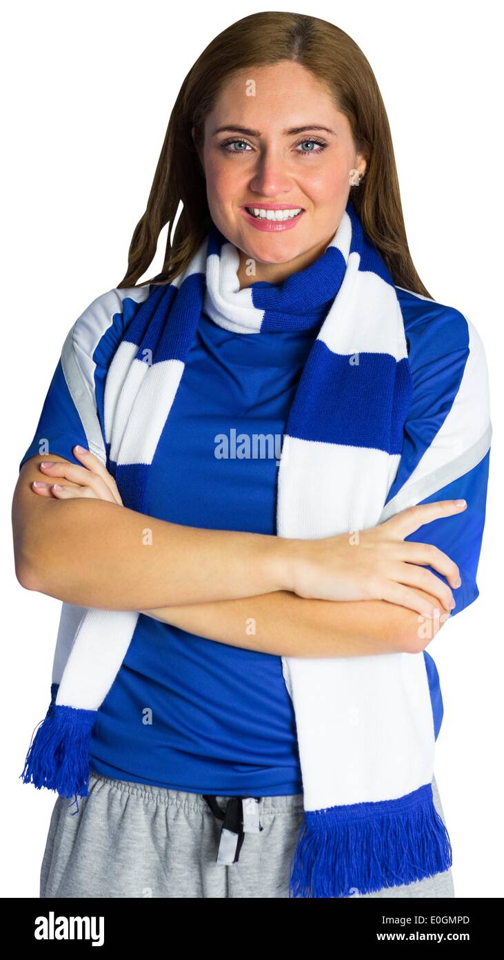 Football fan smiling hi-res stock photography and images - Alamy