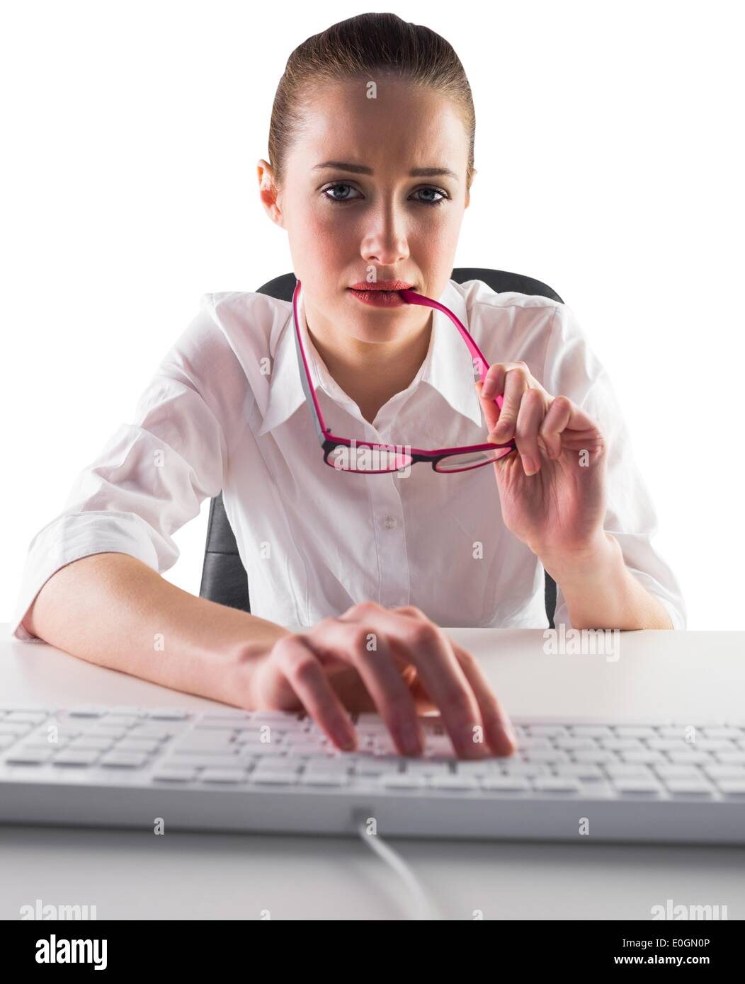 Biting keyboard hi-res stock photography and images - Alamy