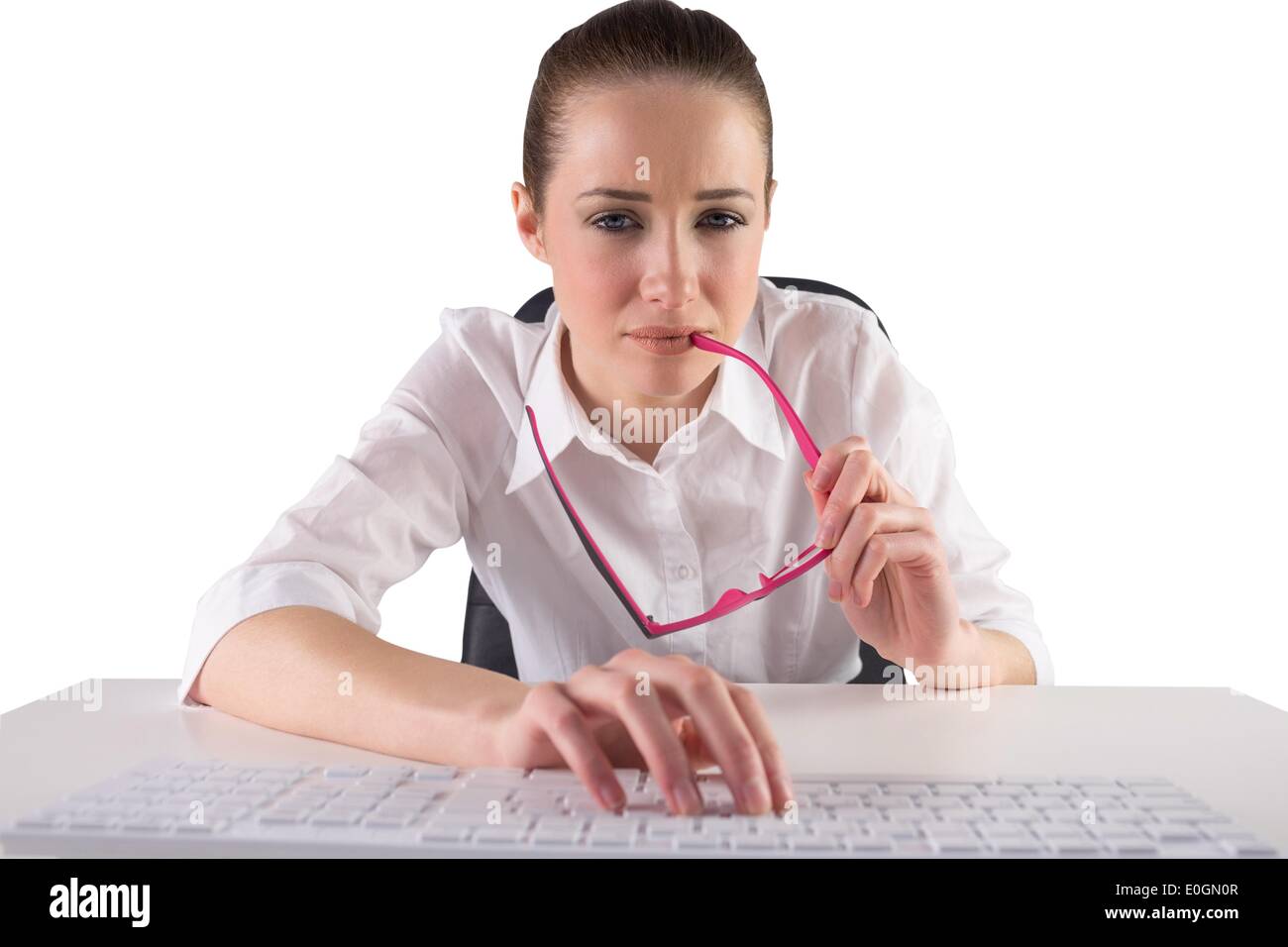 Biting Keyboard High Resolution Stock Photography and Images - Alamy