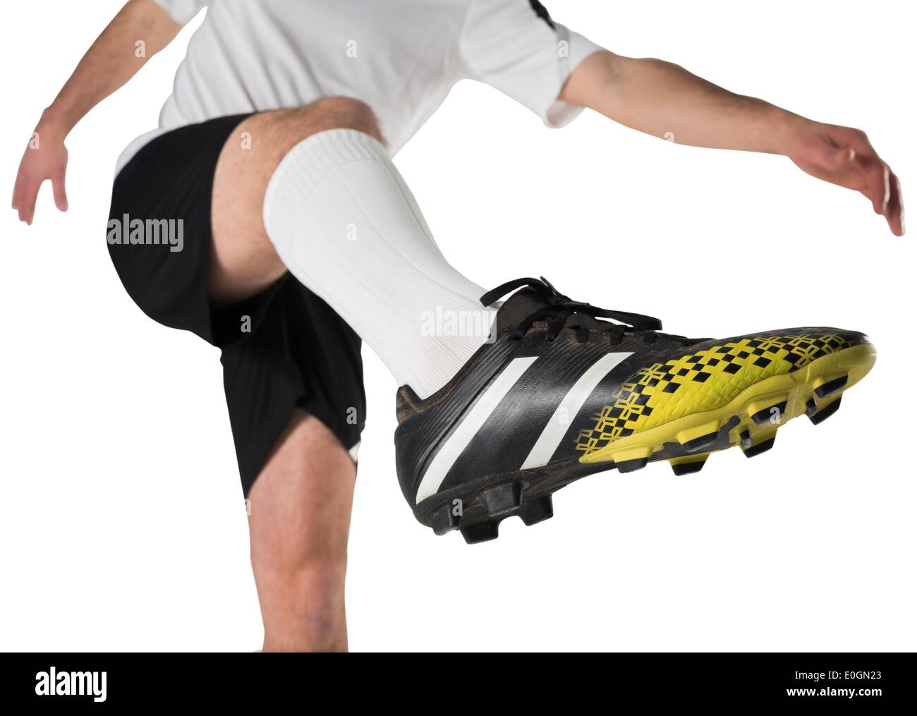 Football boot kicking hi-res stock photography and images - Alamy