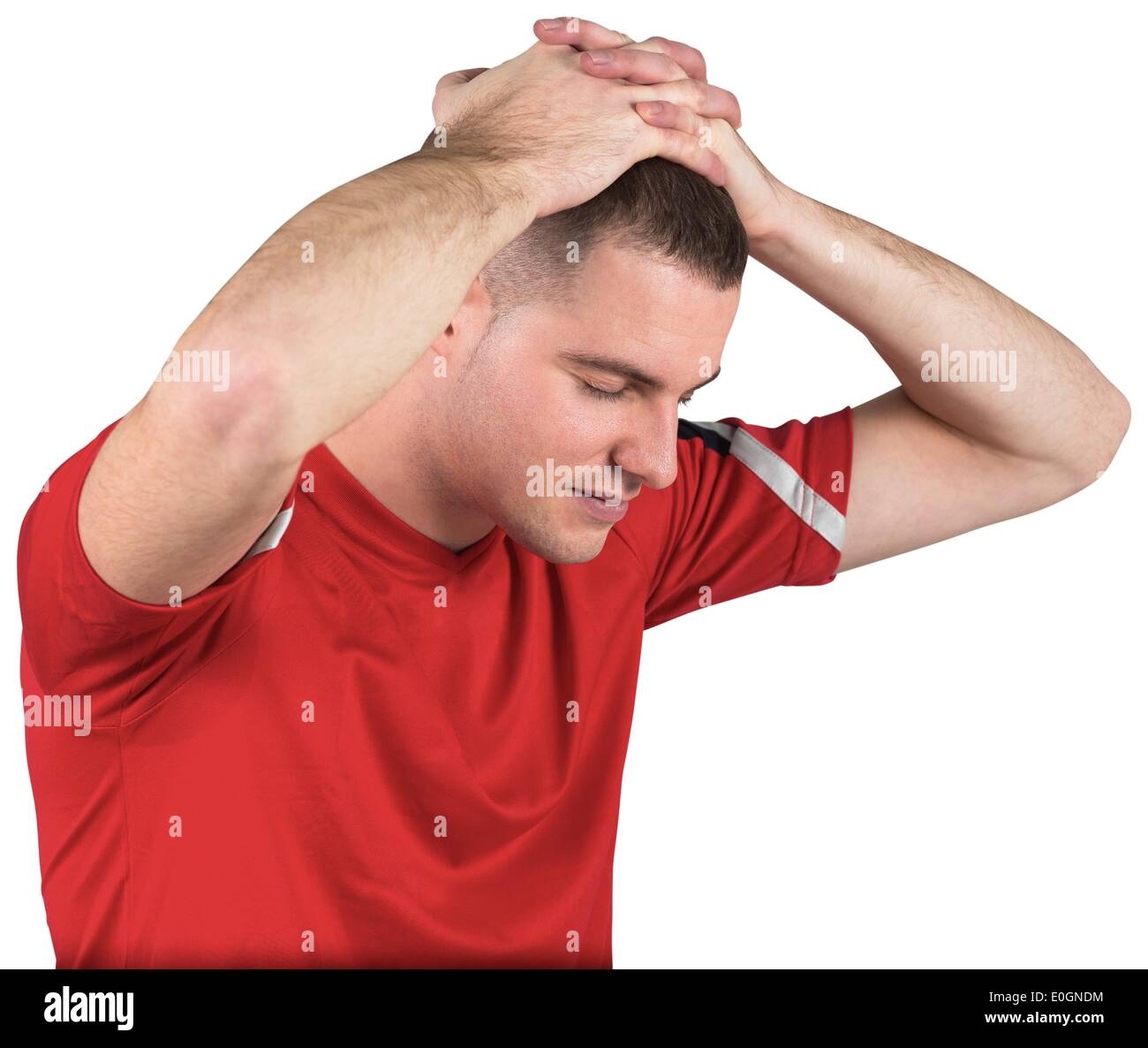 Football looking down disappointed upset hi-res stock photography and ...