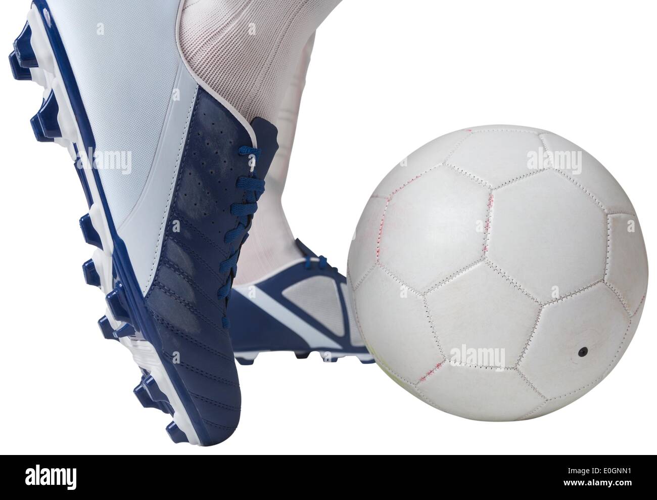 Football boot kicking hi-res stock photography and images - Alamy
