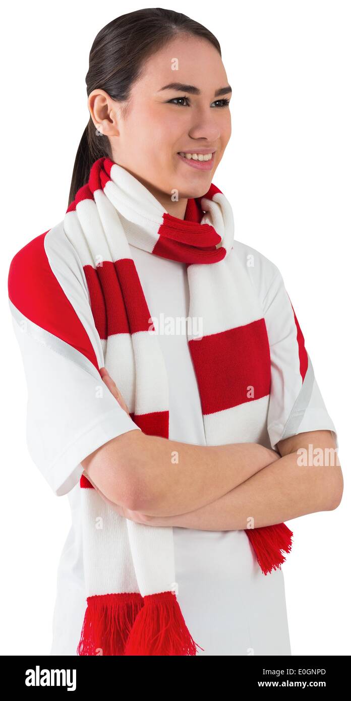 Smiling football fan hi-res stock photography and images - Alamy