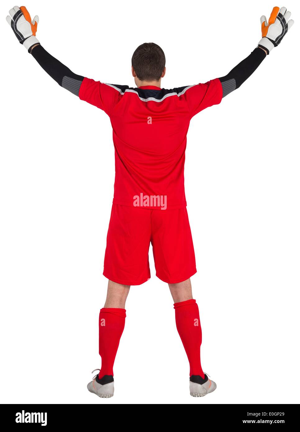 Soccer goalkeeper hands Cut Out Stock Images & Pictures - Alamy