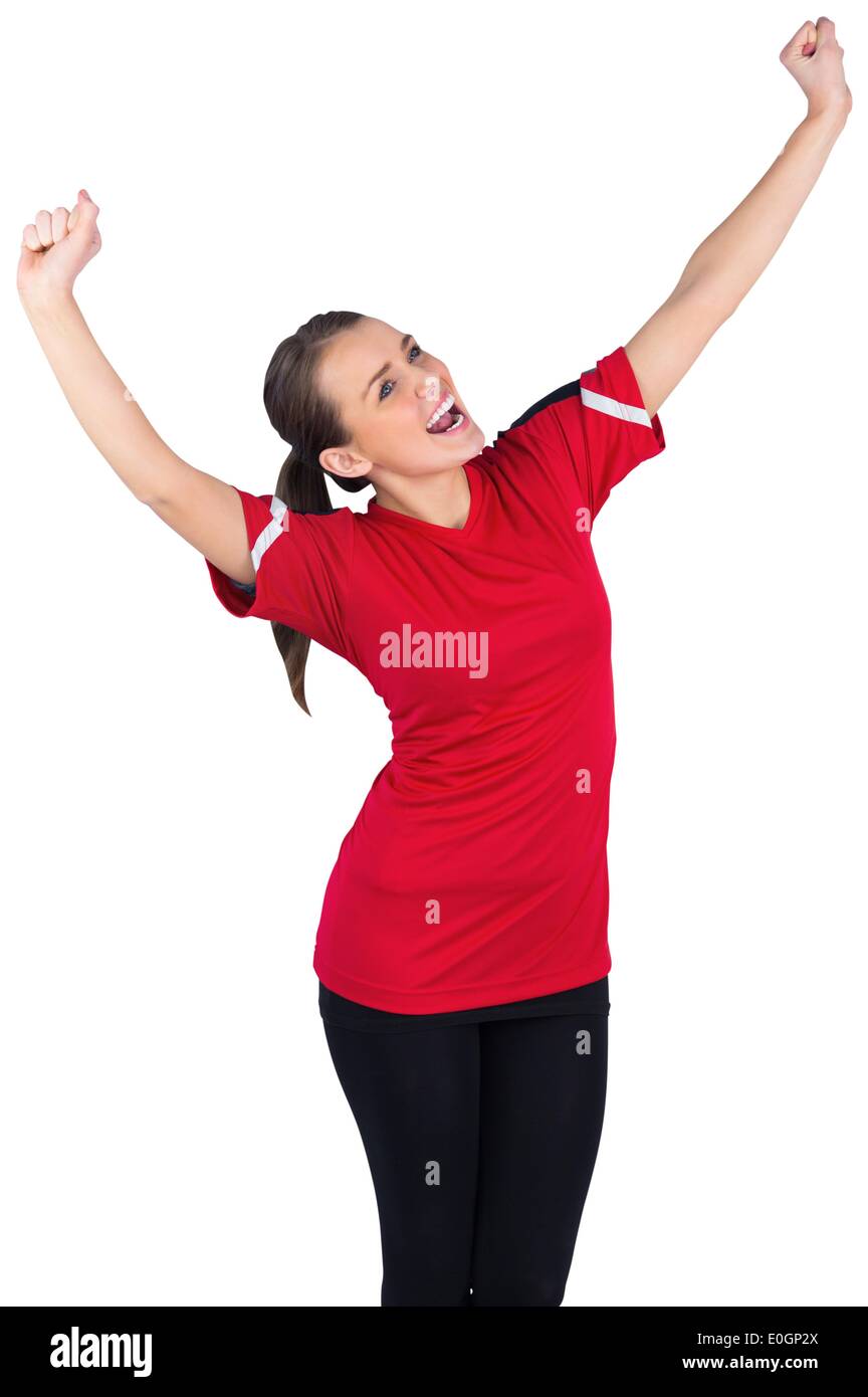 Excited football fan hi-res stock photography and images - Alamy