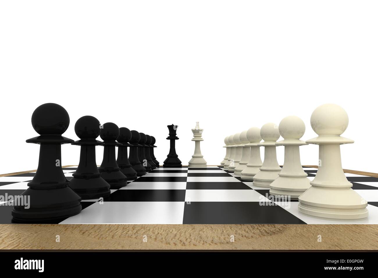 Wood black king and queen hi-res stock photography and images - Alamy