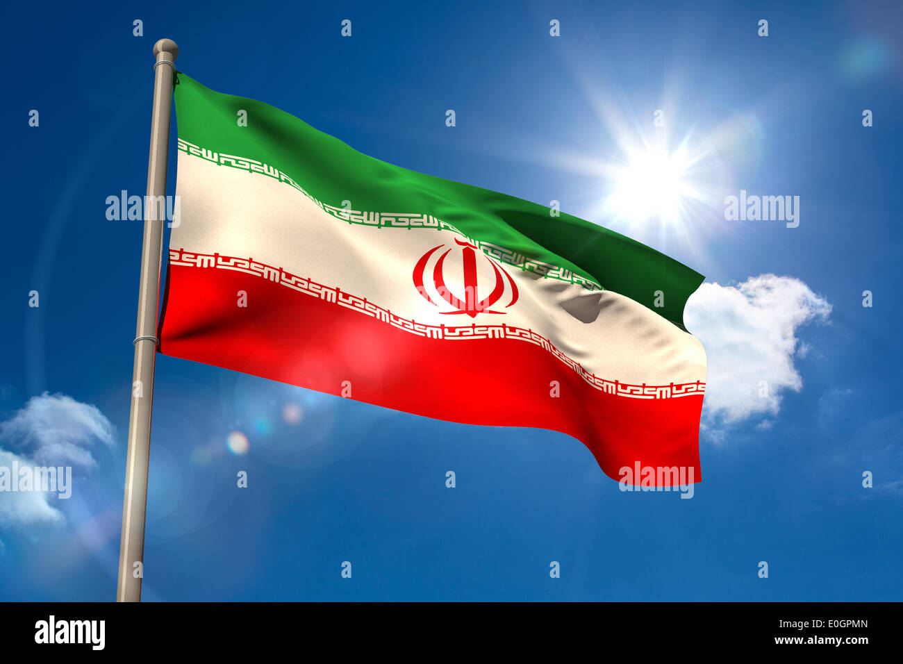 Iran national flag hi-res stock photography and images - Alamy