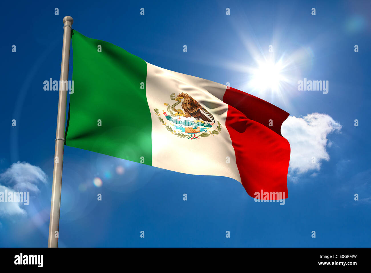 Mexico national flag hi-res stock photography and images - Alamy