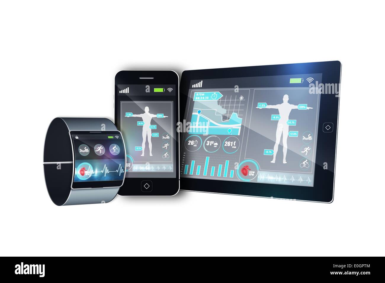 Futuristic watch phone hi-res stock photography and images - Alamy
