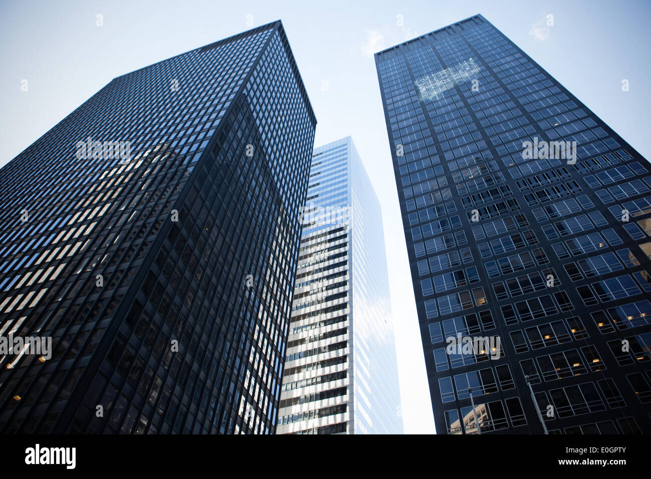 Low angle view of skyscrapers Stock Photo - Alamy