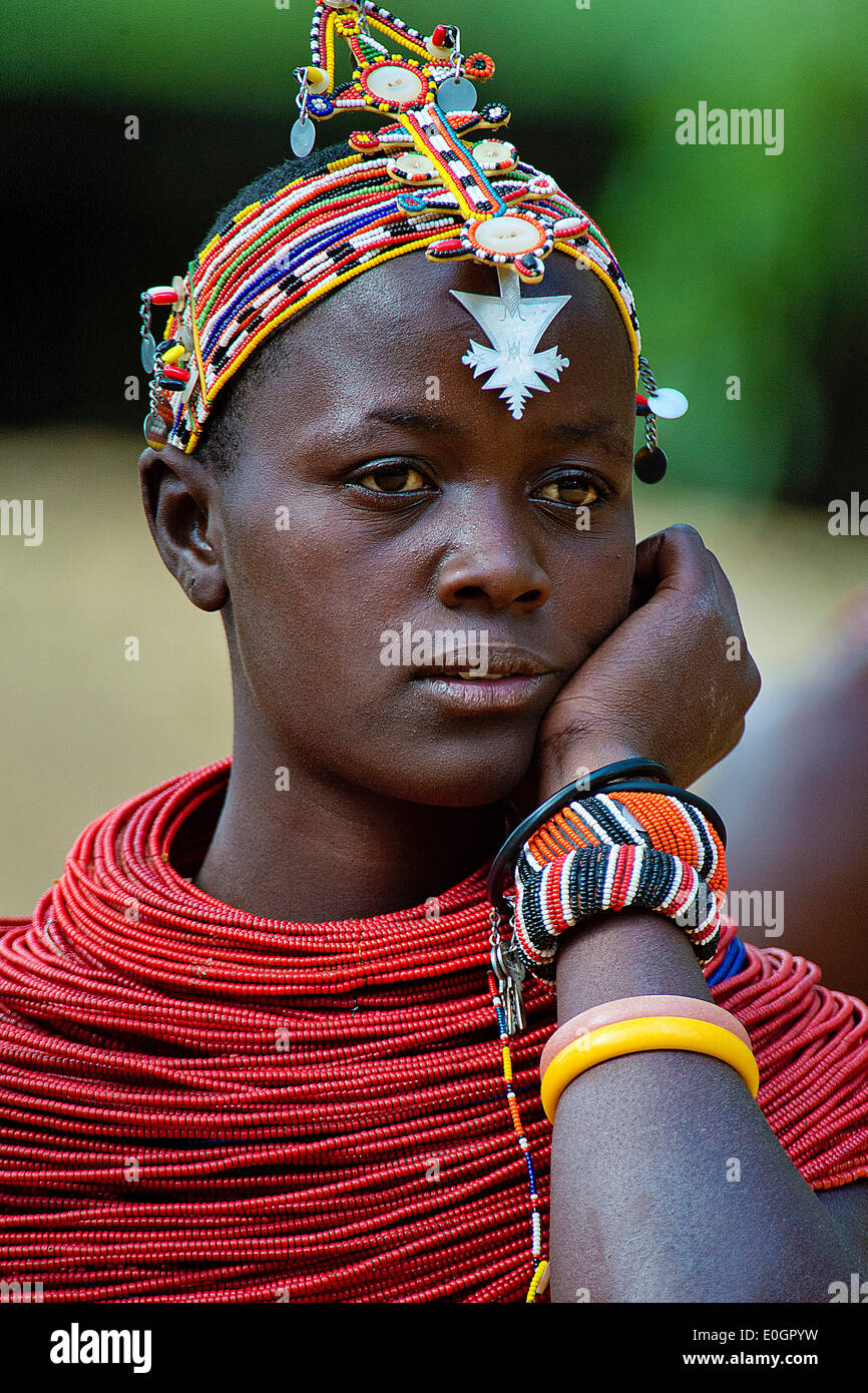 Samburu, Kenya, People from the Samburu Tribe, Kenya., Kenia Stock ...