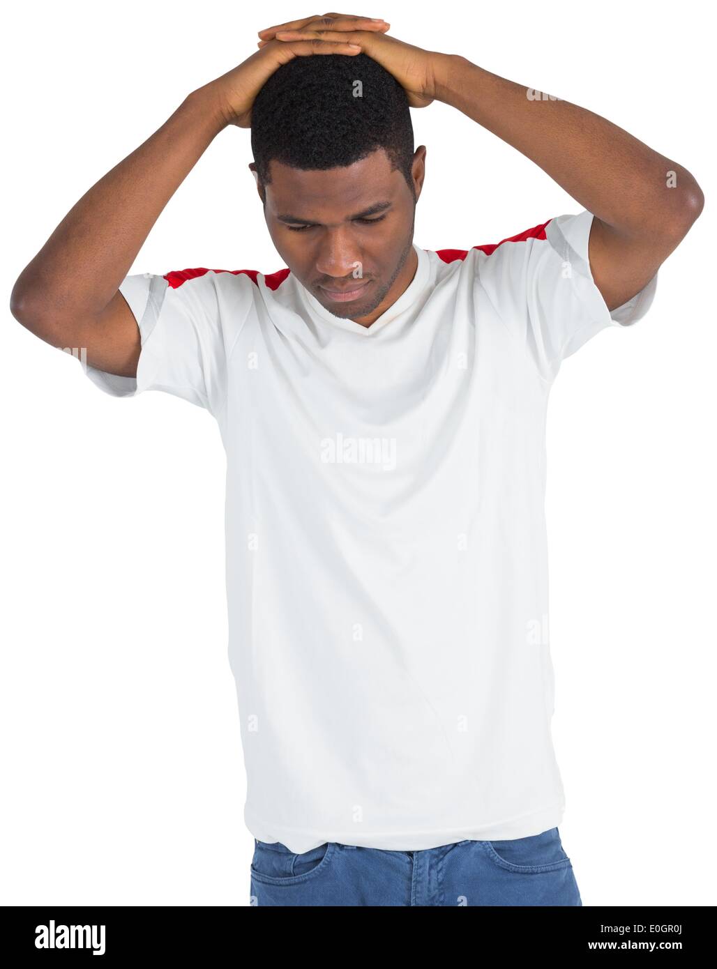 Football looking down disappointed upset hi-res stock photography and ...