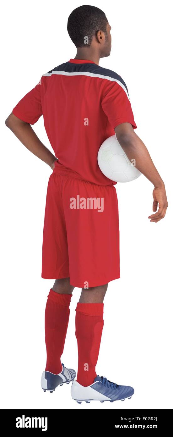 Man in red soccer jersey hi-res stock photography and images - Alamy