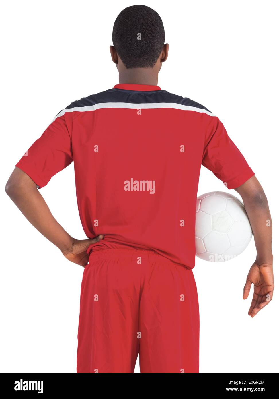 Man in red soccer jersey hi-res stock photography and images - Alamy