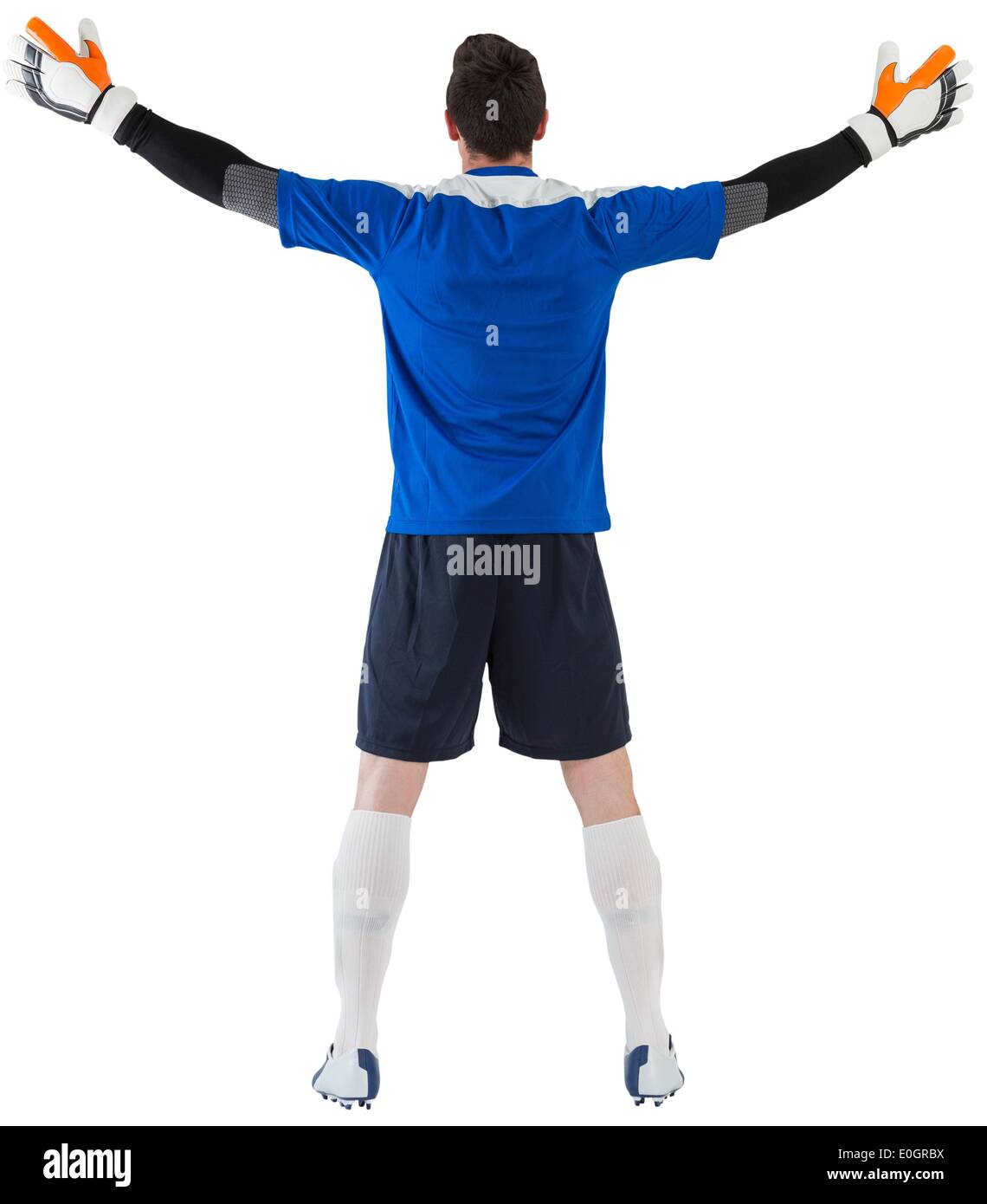 Soccer goalkeeper hands Cut Out Stock Images & Pictures - Alamy