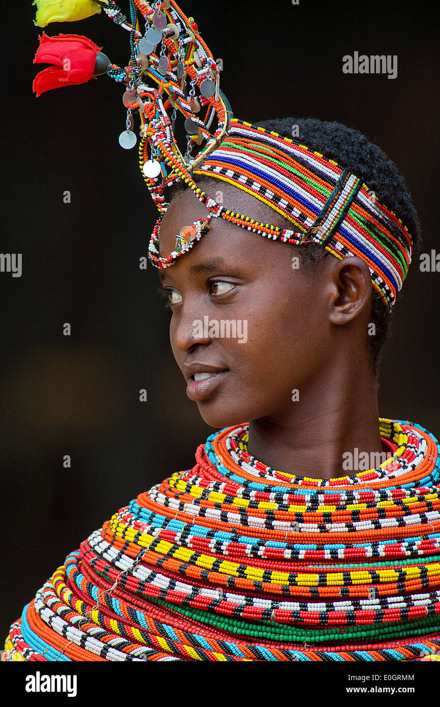 Samburu, Kenya, People from the Samburu Tribe, Kenya., Kenia Stock ...