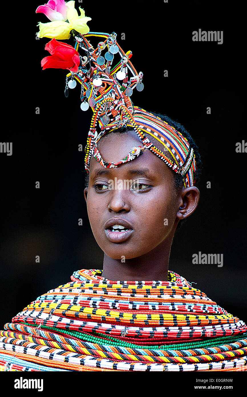 Samburu, Kenya, People from the Samburu Tribe, Kenya., Kenia Stock ...