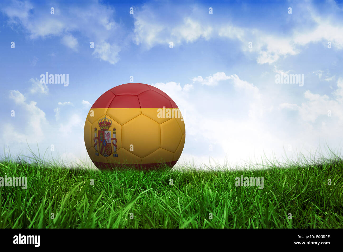 Football in spain colours Stock Photo - Alamy