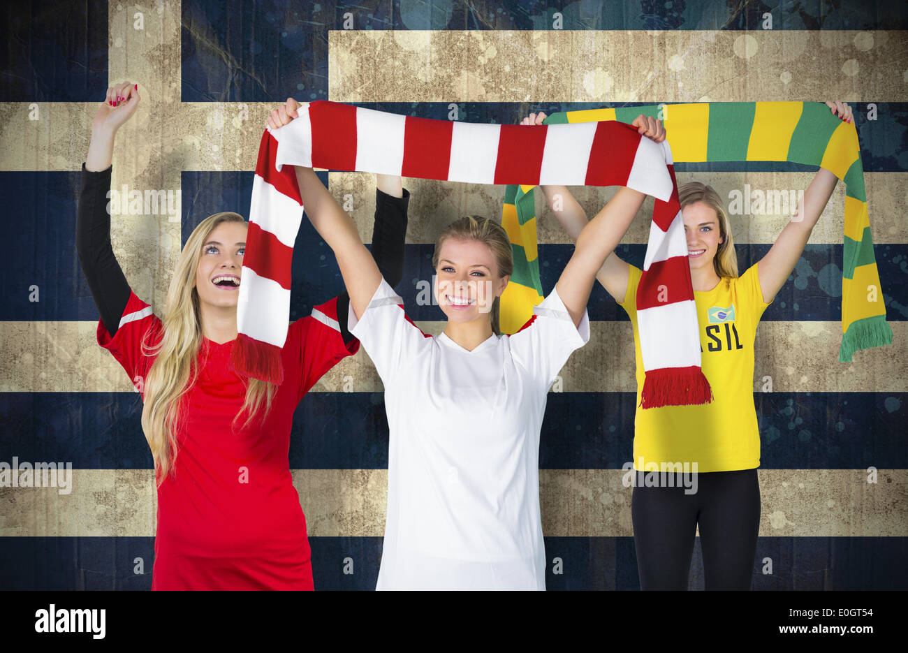 Various football fans Stock Photo - Alamy