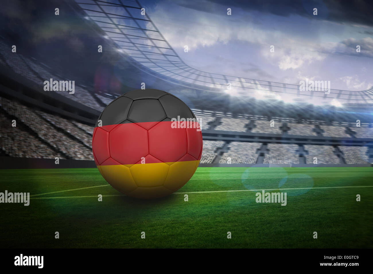 Football in germany colours Stock Photo - Alamy