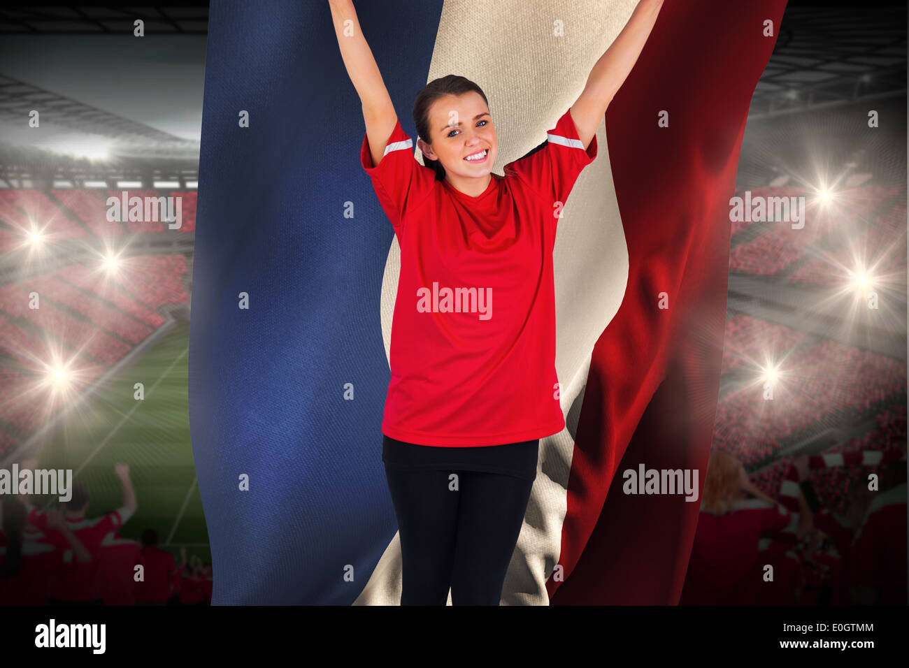 Excited fan flag netherlands hi-res stock photography and images - Alamy