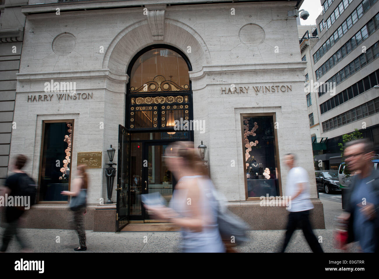 Manhattan, New York, USA. 12th May, 2014. Harry Winston; increase in ...