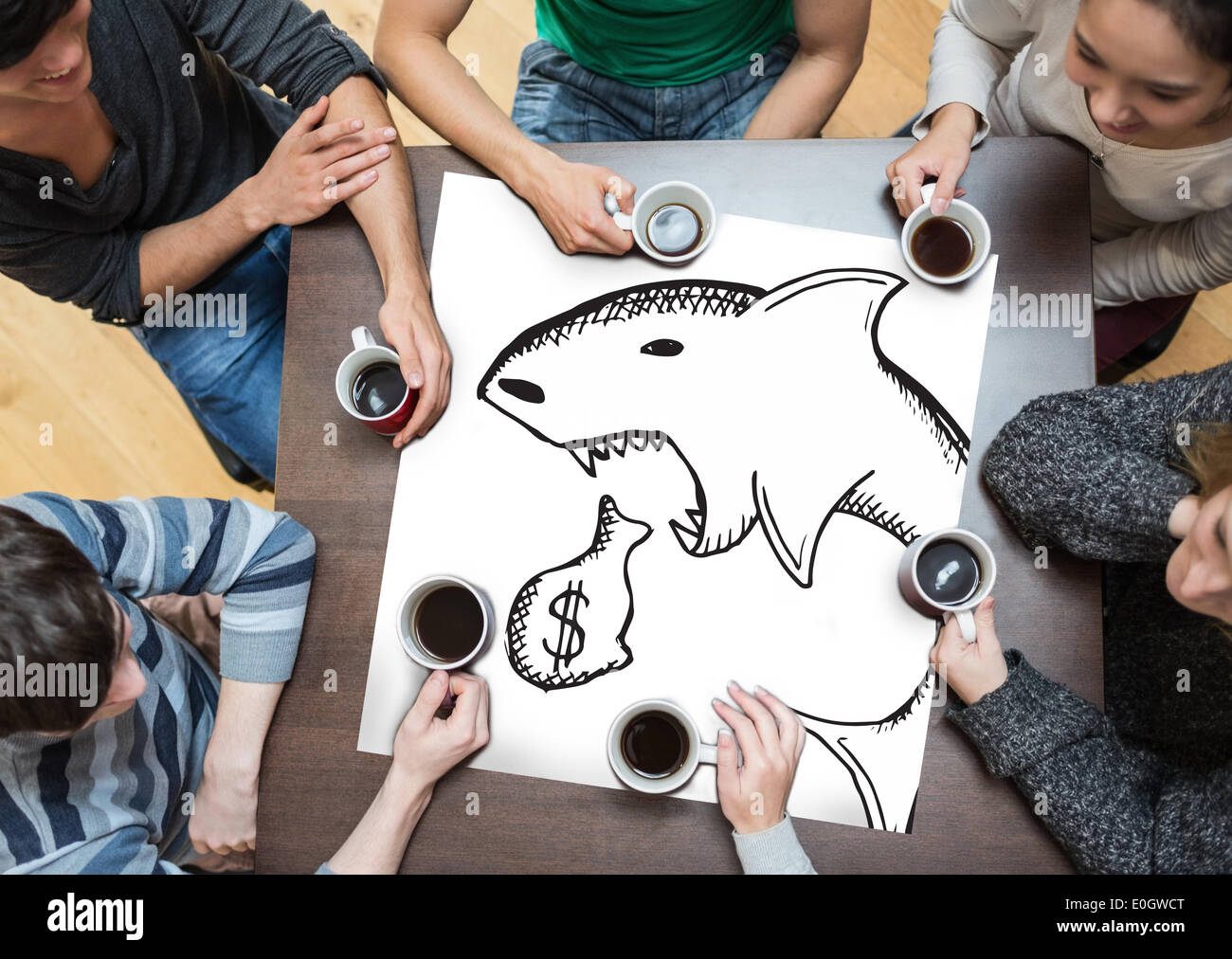 Man biting table hi-res stock photography and images - Alamy