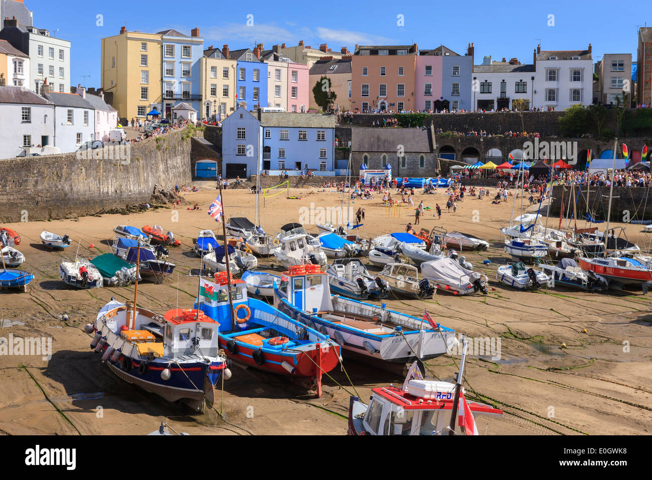 Tenby Harbour Pembrokeshire Wales Summer Spectacular, Summer fete ...