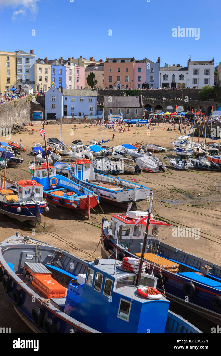 Tenby Harbour Tenby Pembrokeshire Wales Stock Photo - Alamy