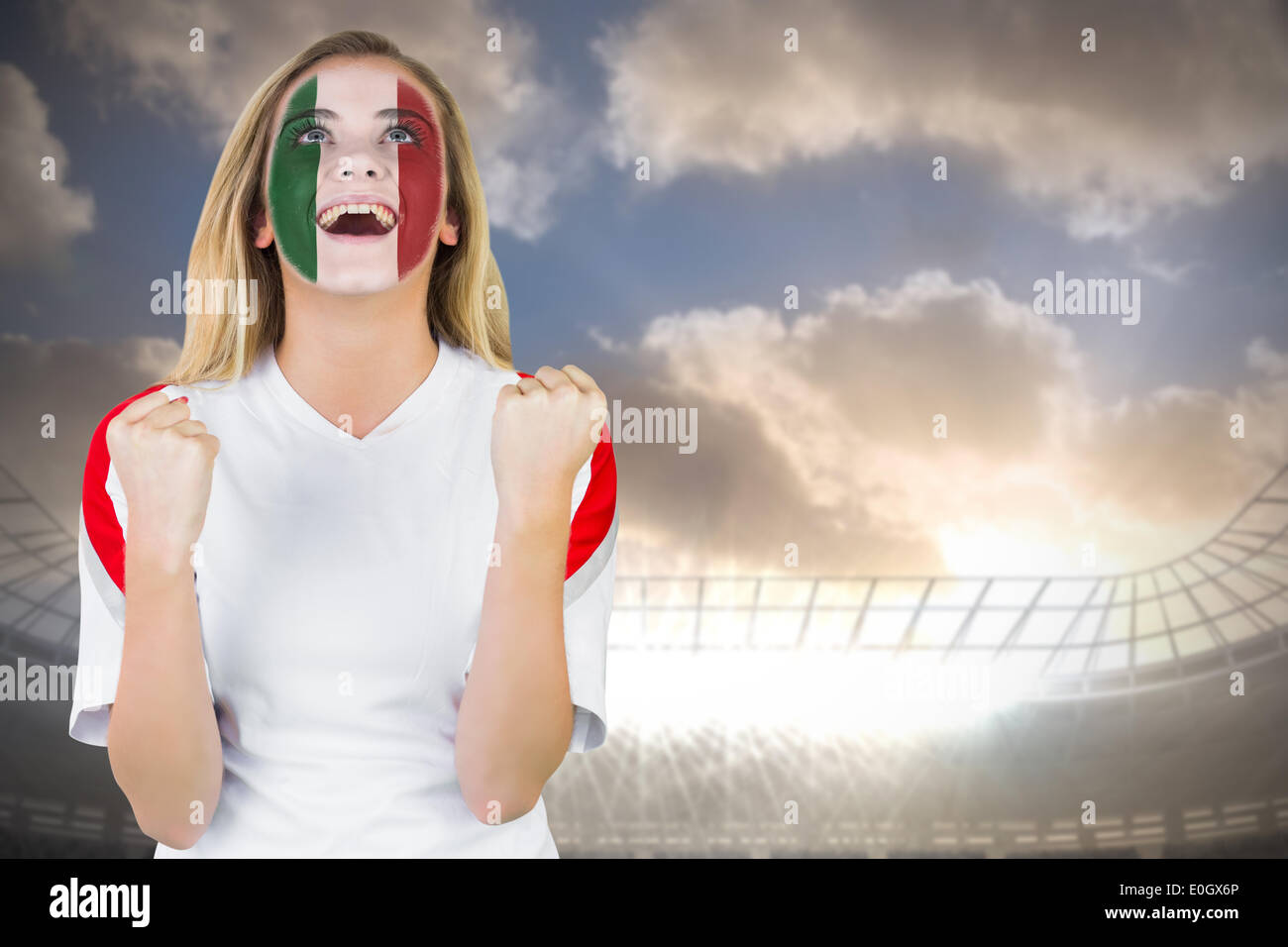 Soccer world cup italy stadium cheering hi-res stock photography and ...