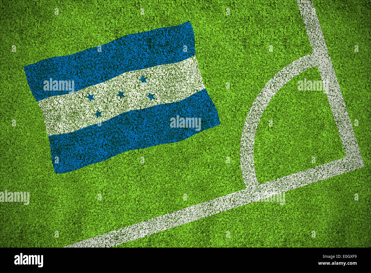 Honduras national flag Stock Photo - Alamy