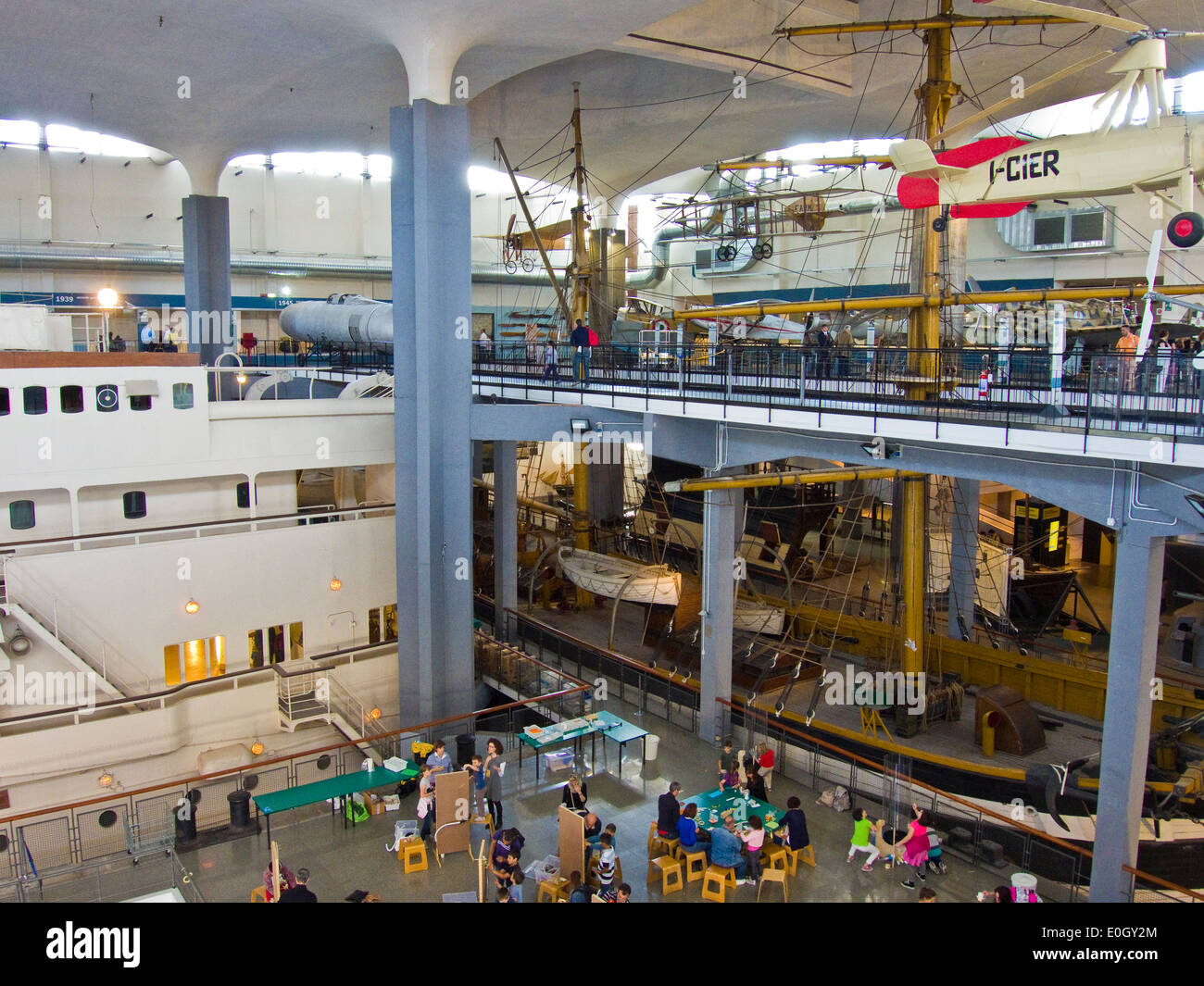 Italy, Milan, Museo della Scienza e della Tecnica, Museum of Science ...