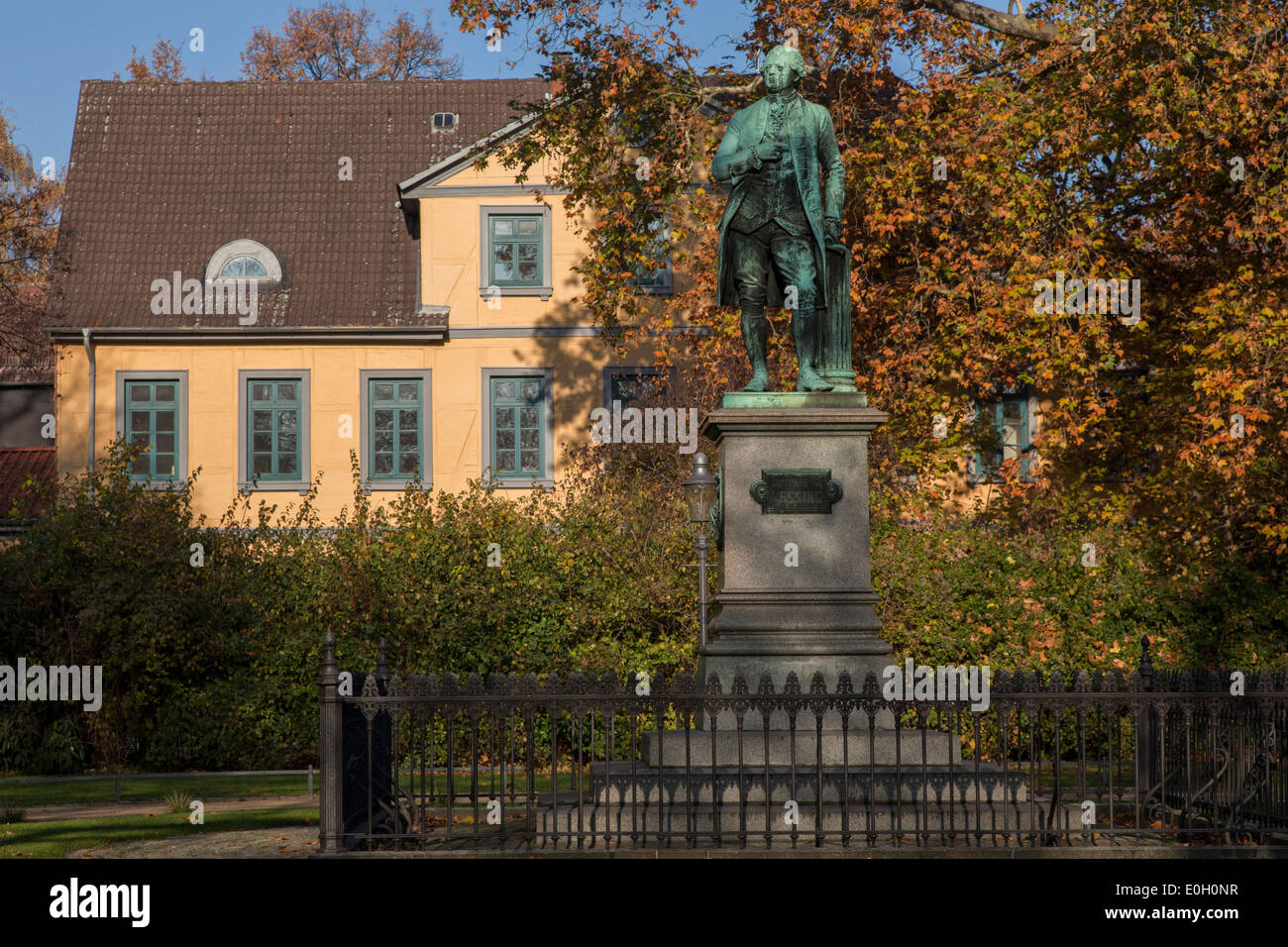 Statue of gotthold ephraim lessing hi-res stock photography and images ...