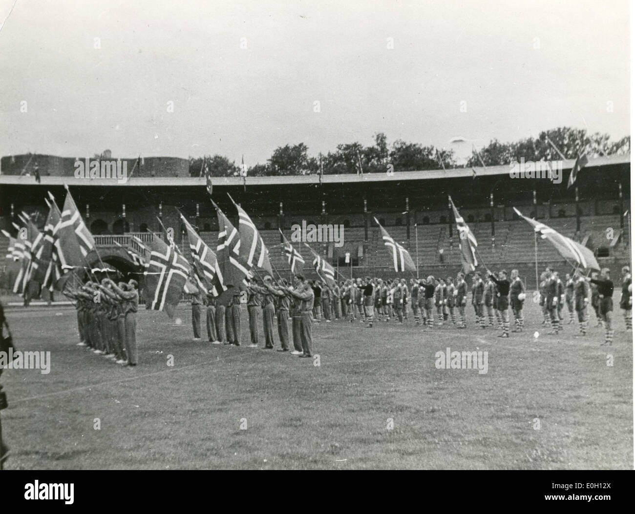 A photograph illustrating sports during World War II, capturing how ...