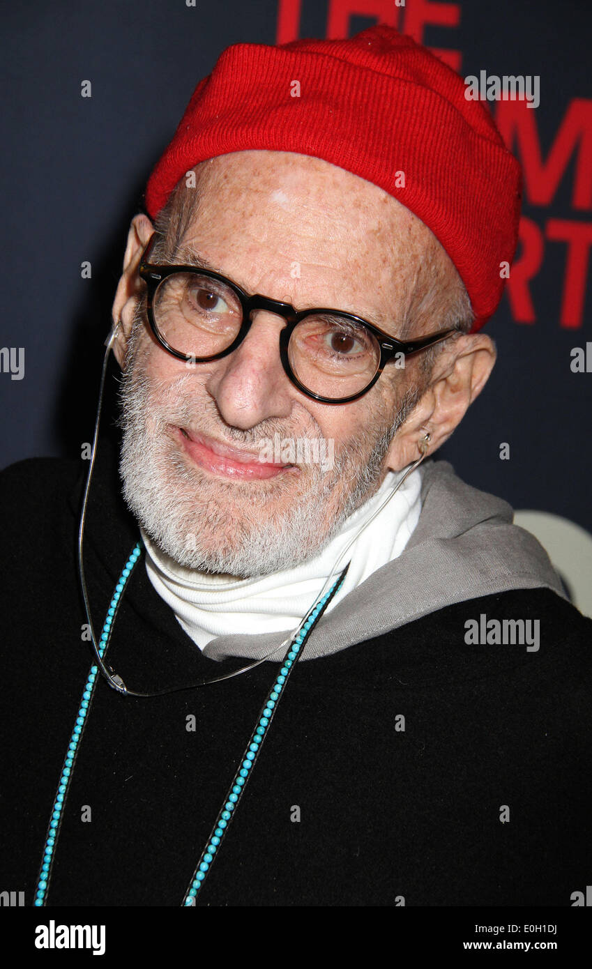 New York, New York, USA. 12th May, 2014. Author/writer LARRY KRAMER ...