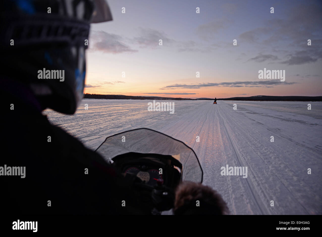 Snowmobile sunset tour with Arctic Lifestyle, Rovaniemi, Lapland ...