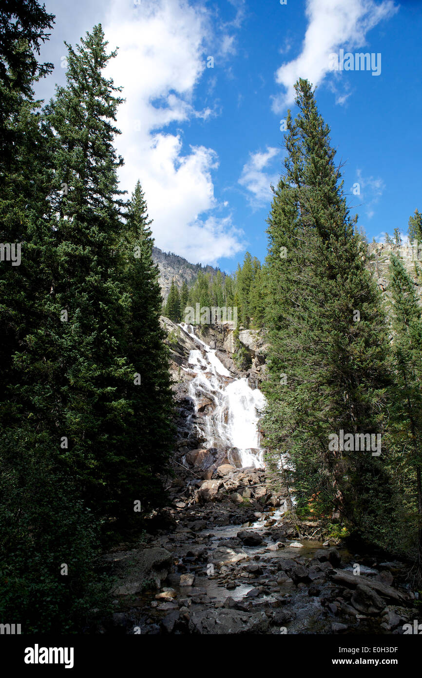 Hidden Falls Grand Teton National Park Stock Photos & Hidden Falls ...