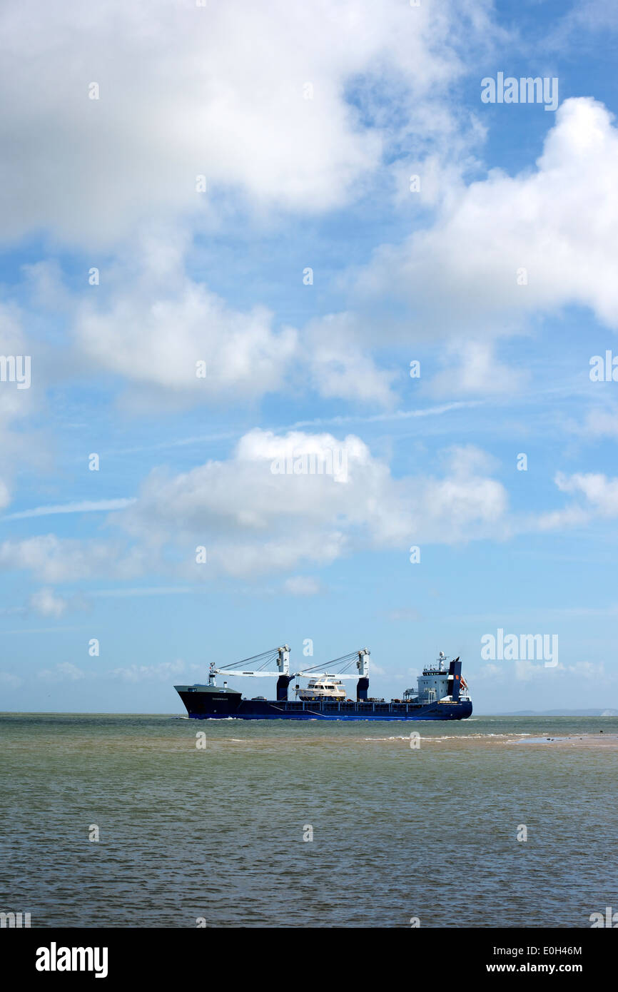 The Eendracht Cargo ship built in 2009 passing through into Poole ...