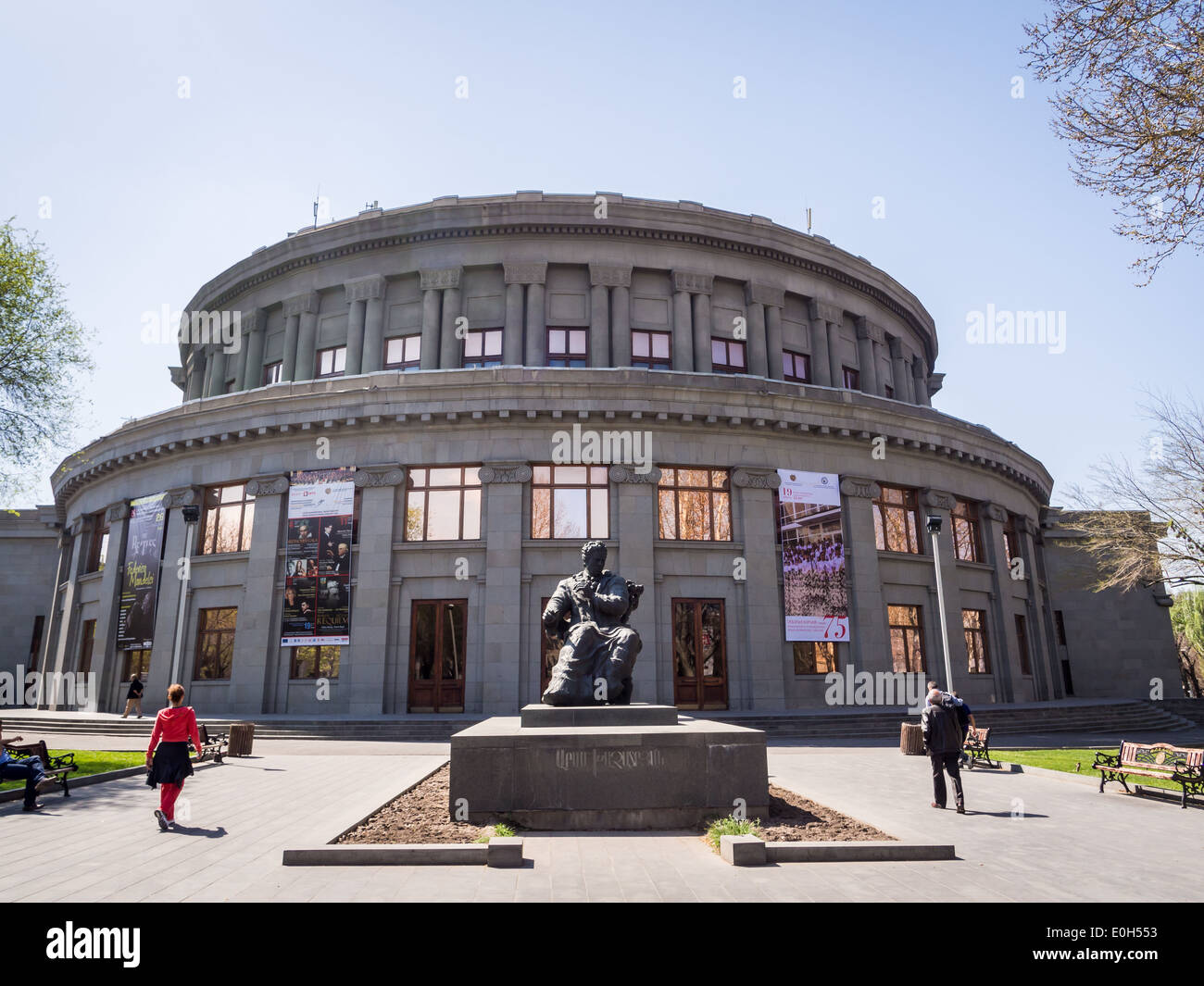 Armenian National Academic Theatre of Opera and Ballet in Yerevan Stock ...